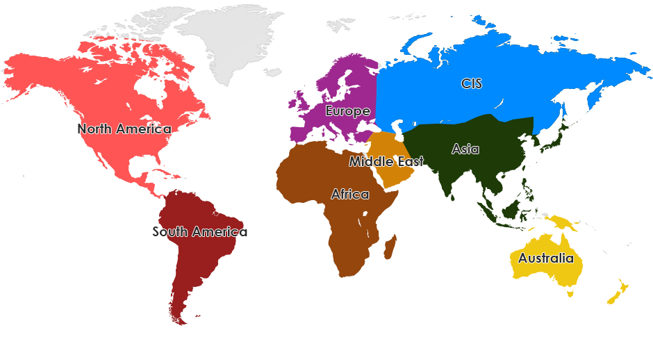 world-map-Regions | PlacidSolutions Global Healthcare Consulting